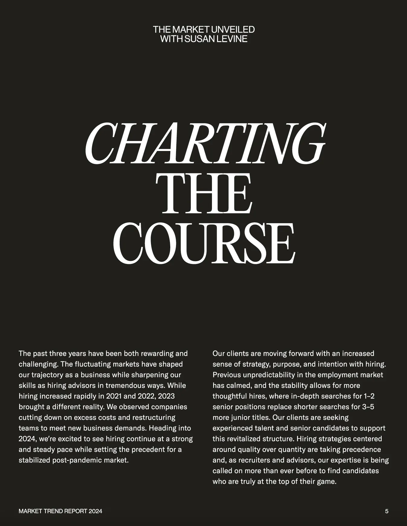 Market Trend Report & Salary Guide 2024