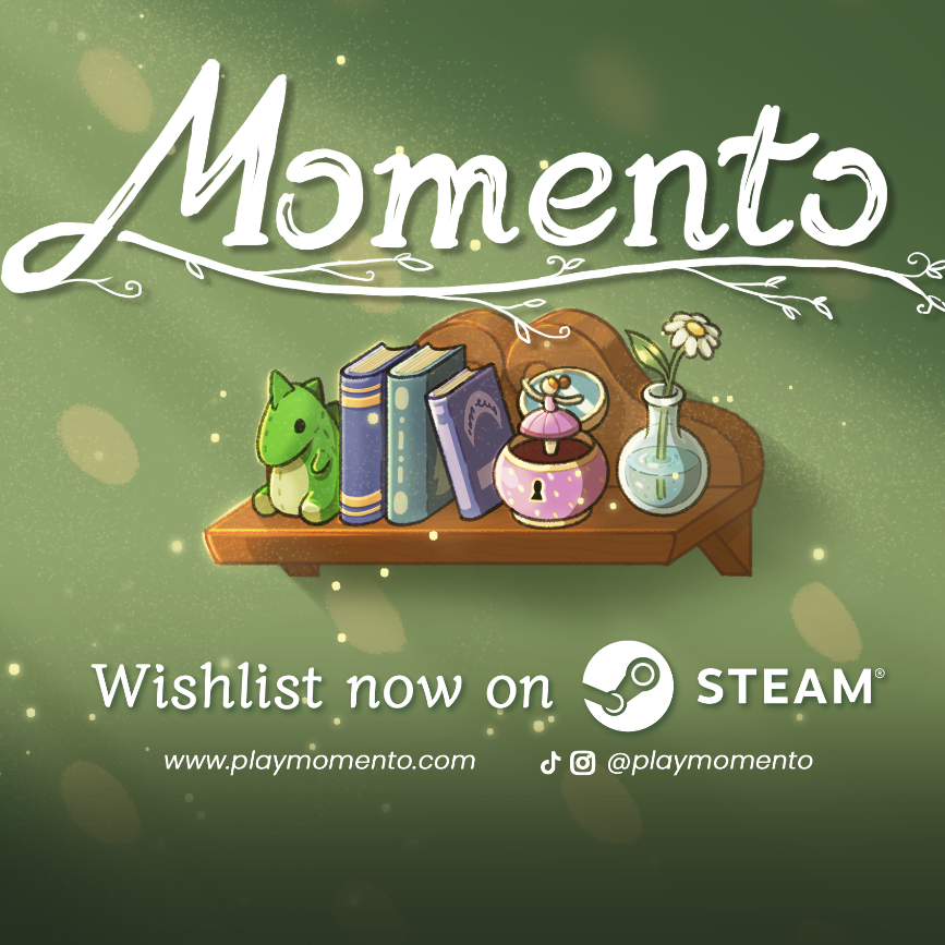 Momento - a cozy room decorator game with a twist.