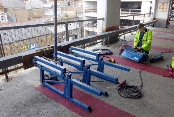Vehicle Barrier and Parapet Load Testing