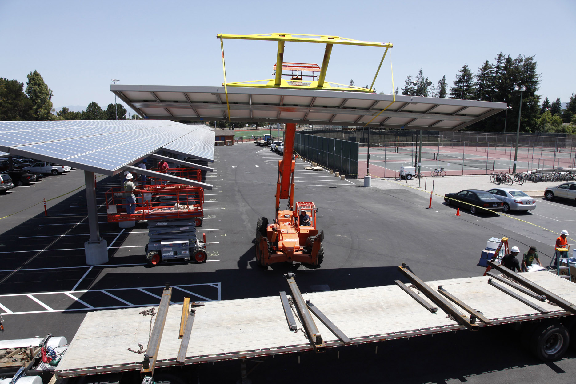 CUHSD Solar Parking Canopy Structures