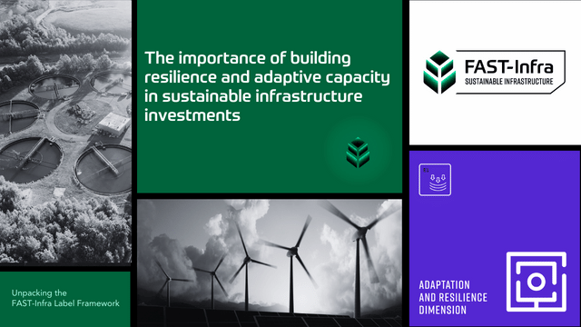 FAST-Infra Label | The importance of building resilience and adaptive ...