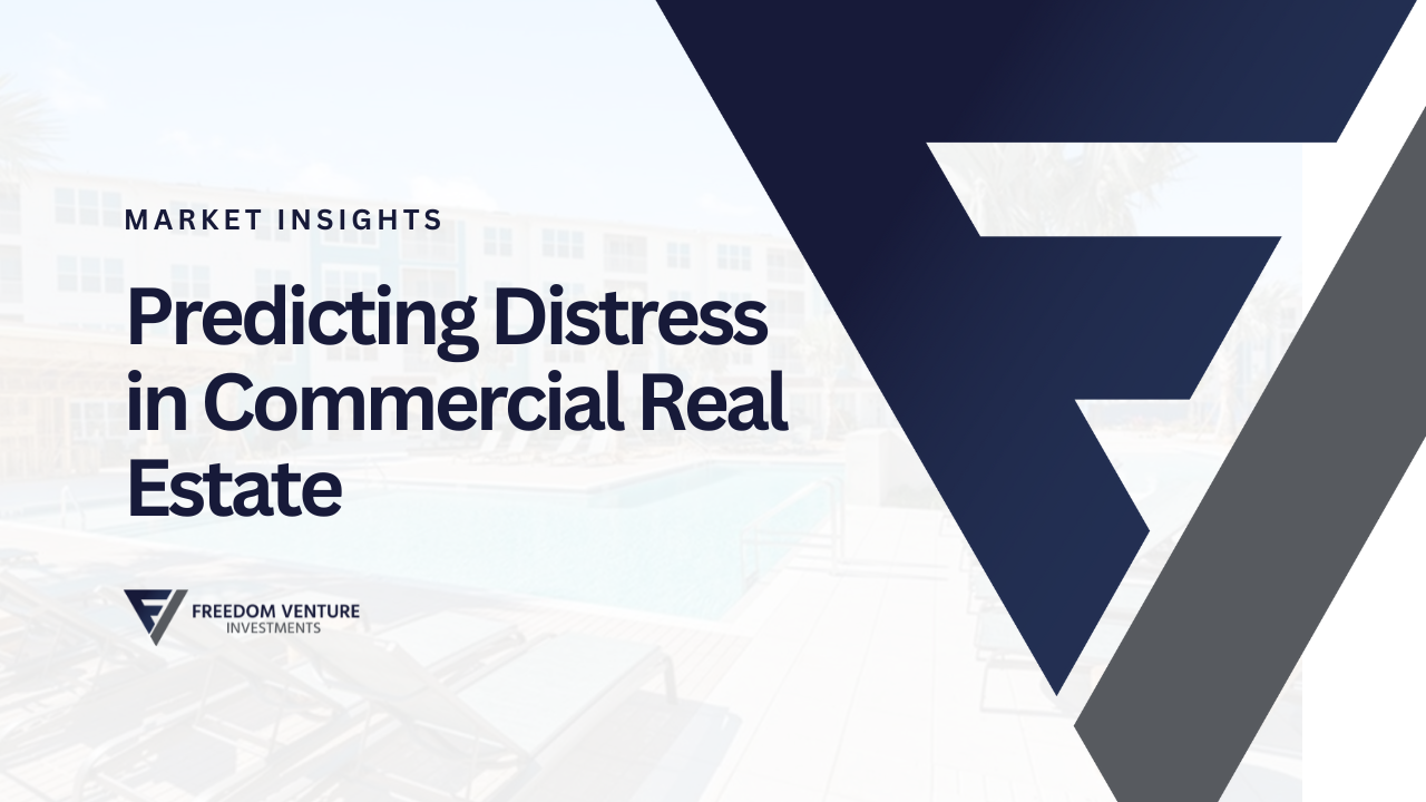 Predicting Distress in Commercial Real Estate