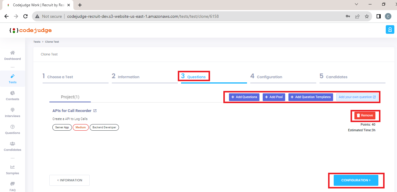 Cloning Tests and Templates: A Time-Saving Feature | Codejudge
