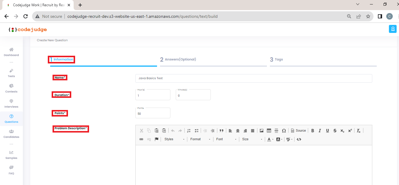 Creating Subjective Questions: Best Practices | Codejudge