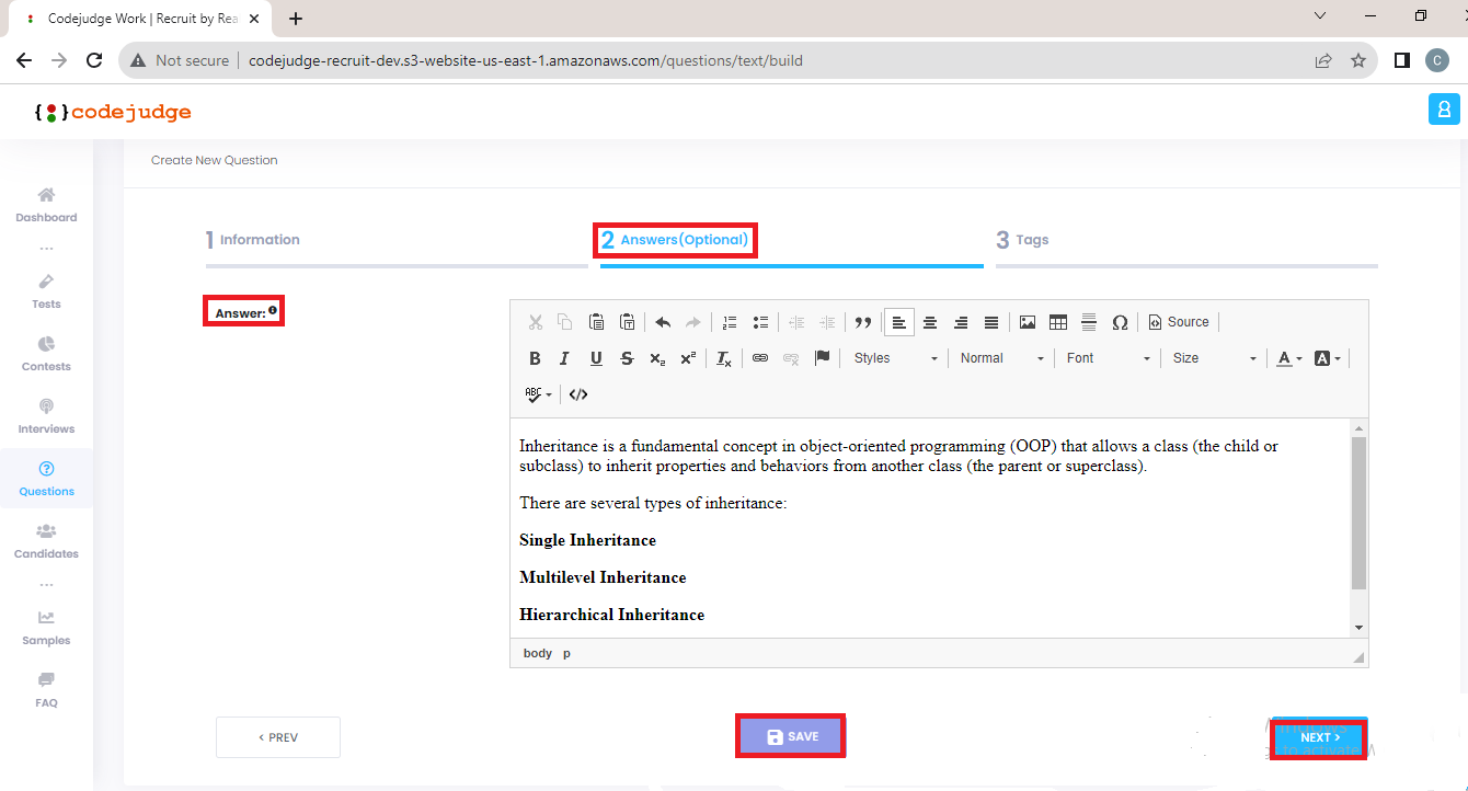 Creating Subjective Questions Best Practices Codejudge 