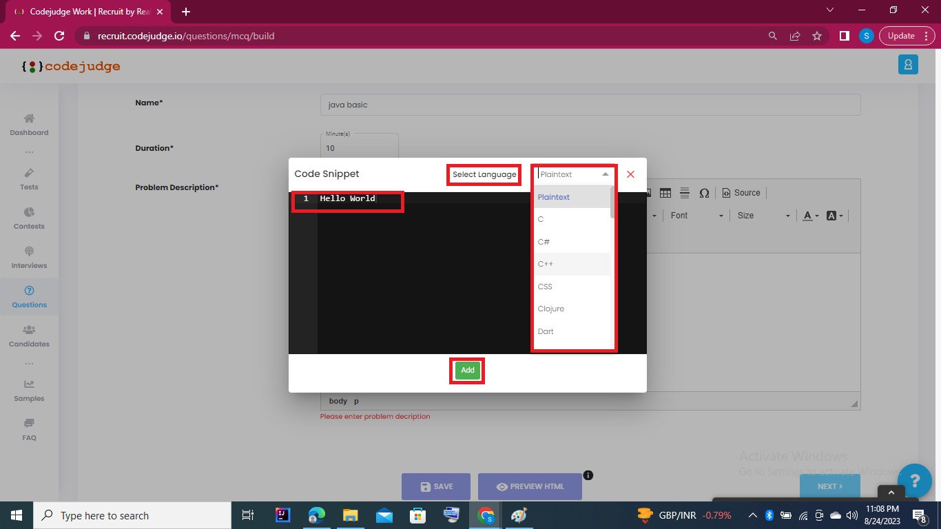Incorporating Code Snippets into Questions: Best Practices | Codejudge
