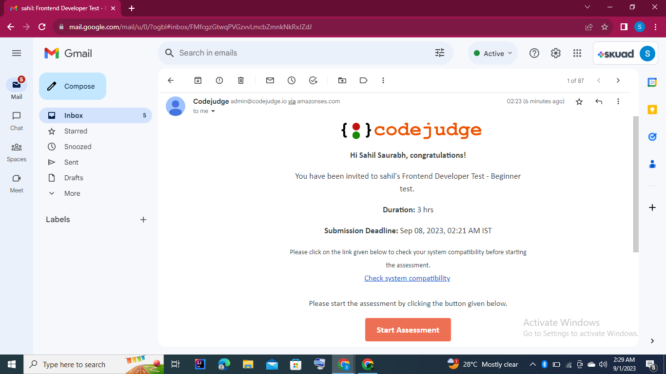 Test Invite Emails: What to Expect and How to Use Them | Codejudge