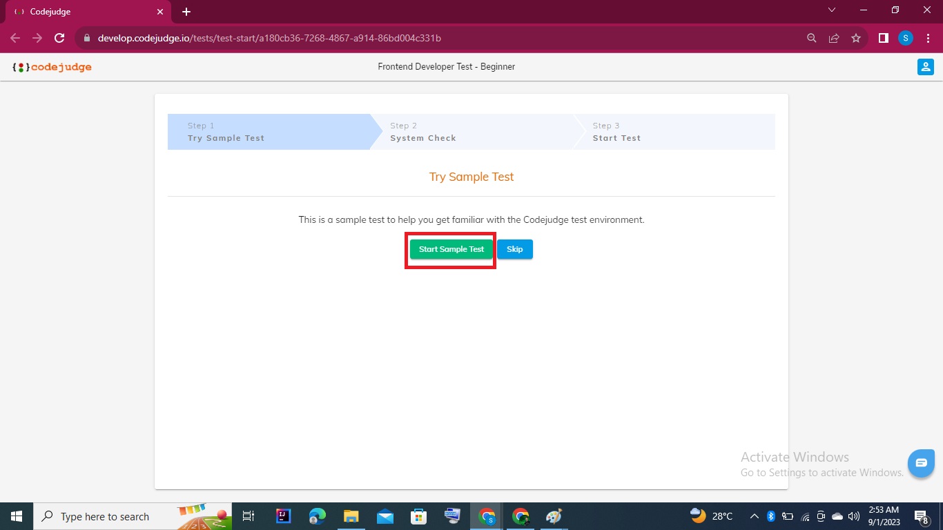 Taking a Sample Test: Step-by-Step Guide for Candidates | Codejudge
