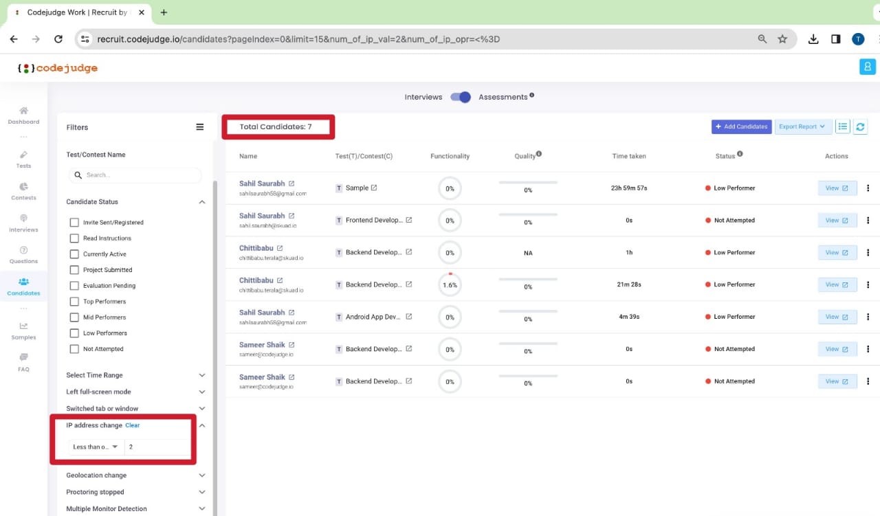 Maintaining Assessment Integrity: Codejudge's Advanced Violation ...