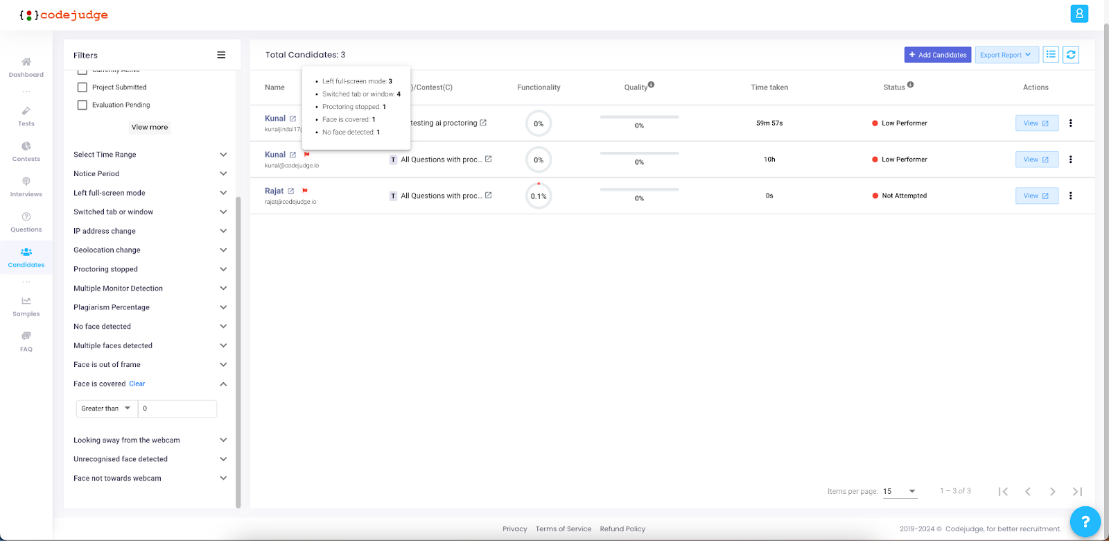 Codejudge Product Updates - Jan 2024