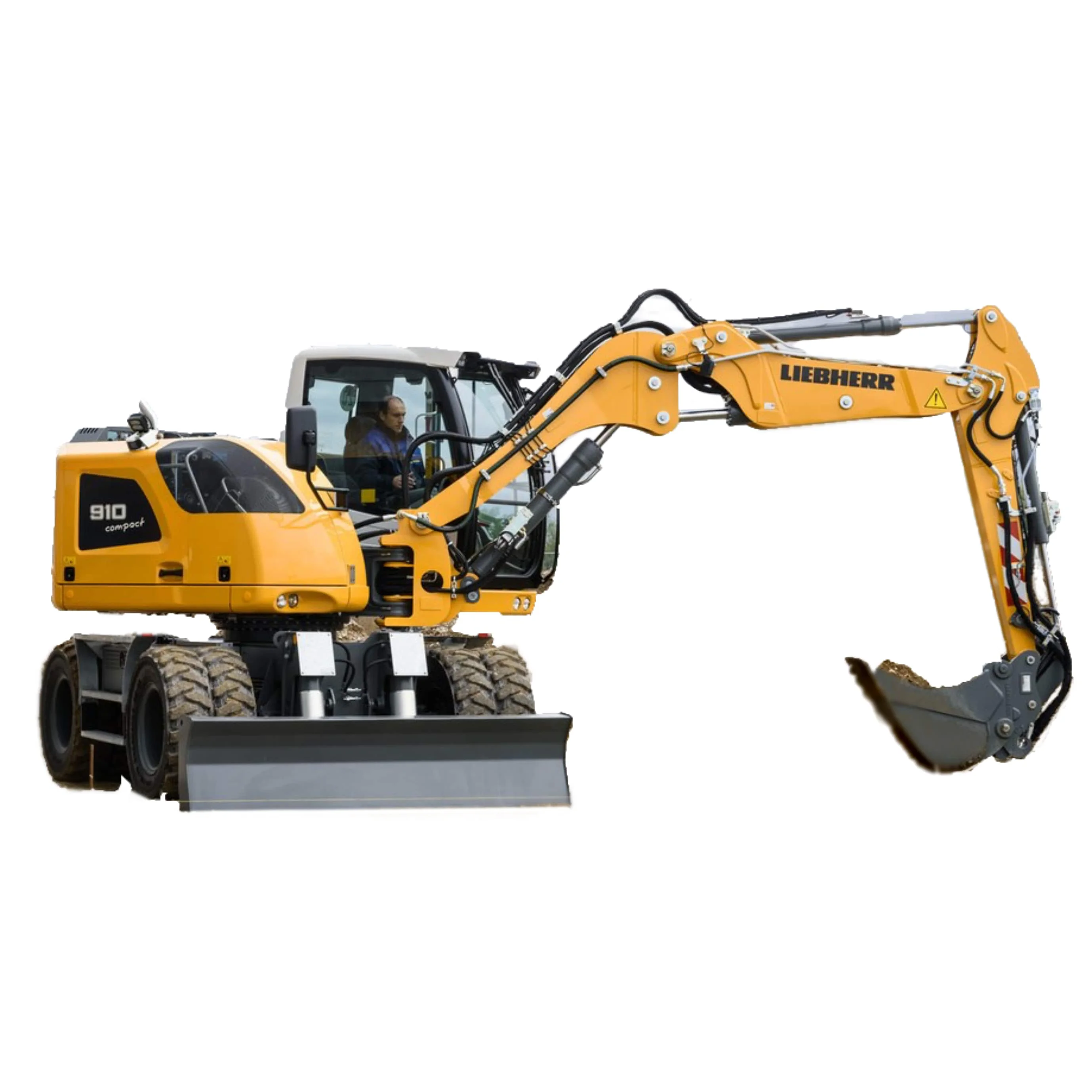 Hyr en Liebherr A910 Compact från Arema Heavy Rental