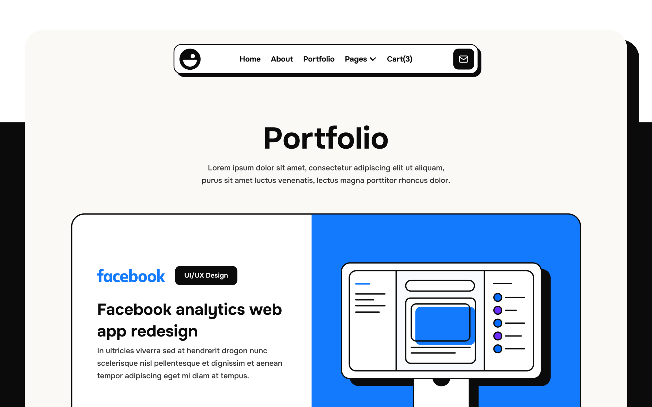 Plantilla de Portafolio Creativo para Webflow - Paperfolio X | BRIX Plantillas