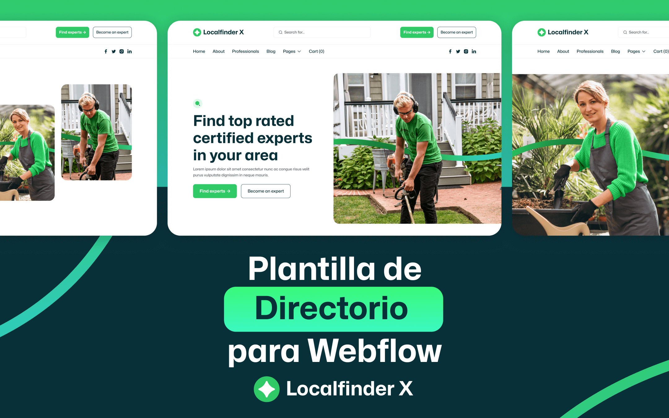 Plantilla de Directorio para Webflow - LocalFinder X | BRIX Plantillas