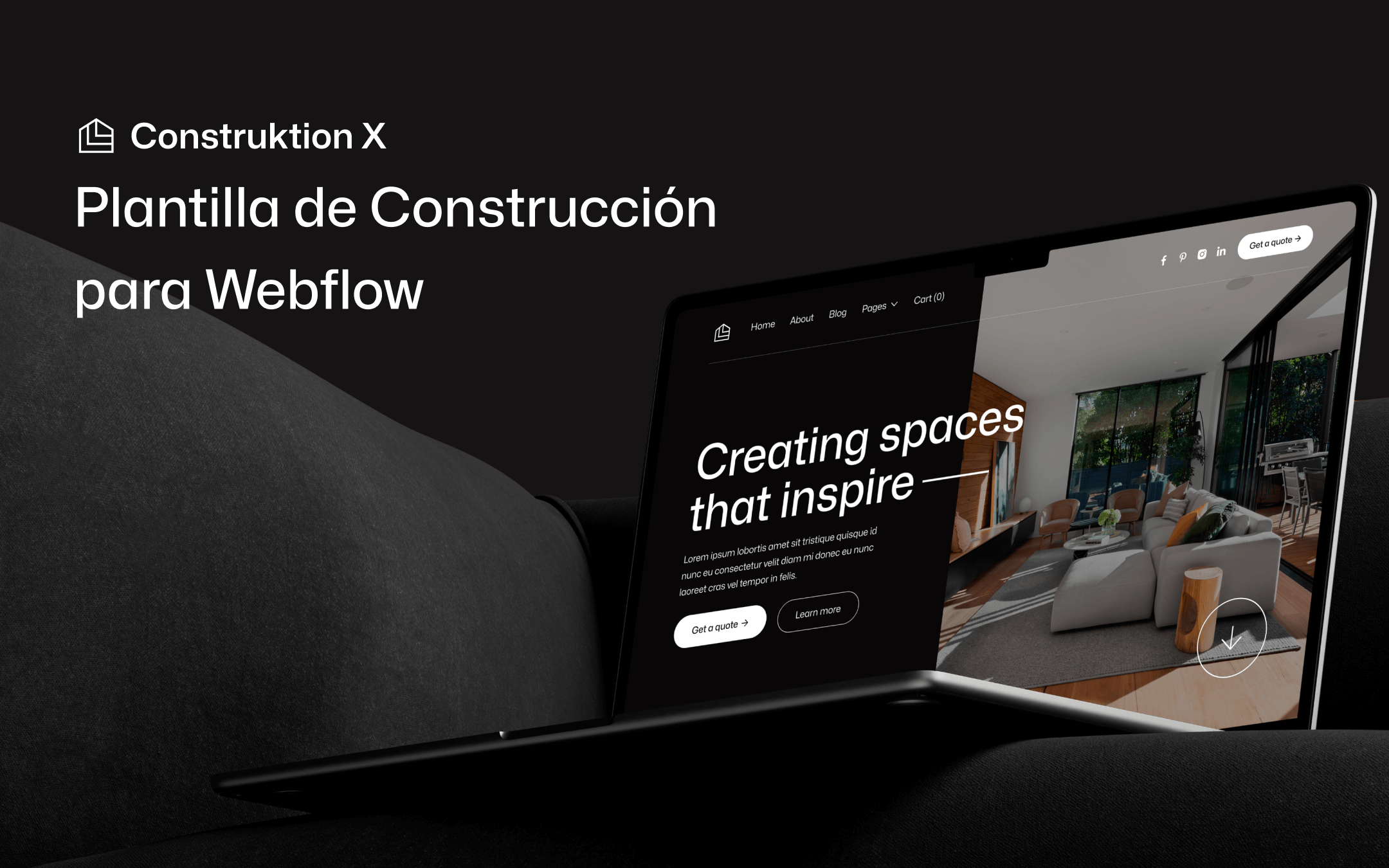Plantilla de Construcción para Webflow - Construktion X | BRIX Plantillas