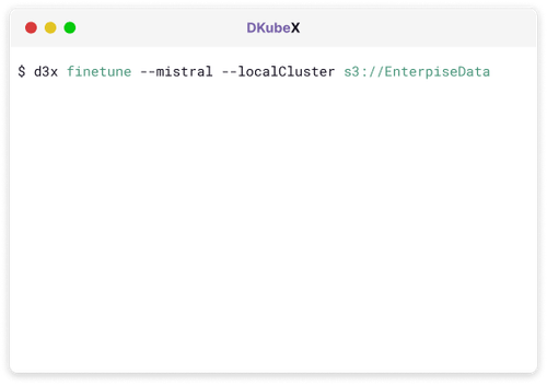 DKubeX - A Private AI platform for open source LLMs at scale | DKube