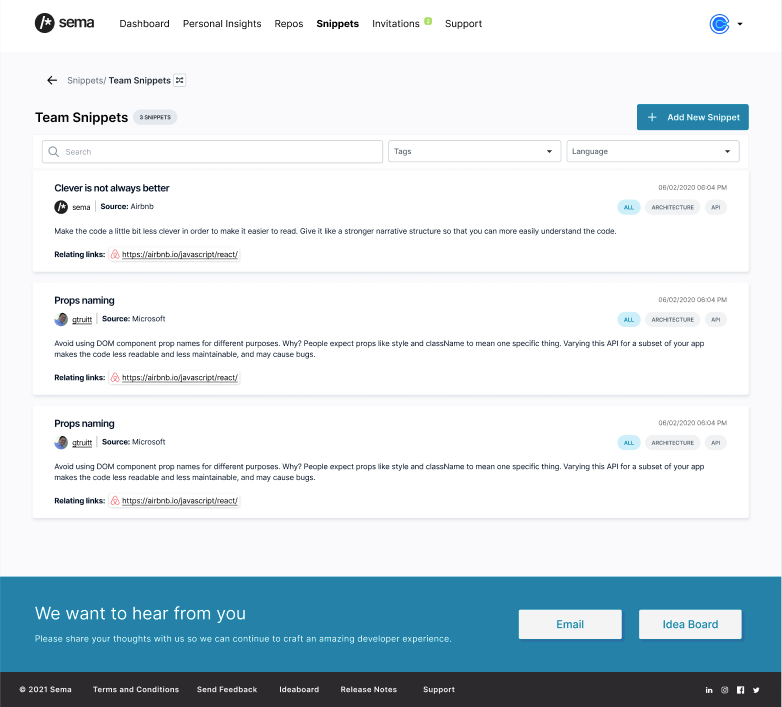 Sneak Peak at Teams | Sema