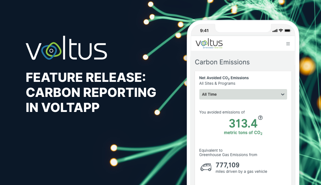 Voltus Launches Carbon Reporting for Distributed Energy Resources