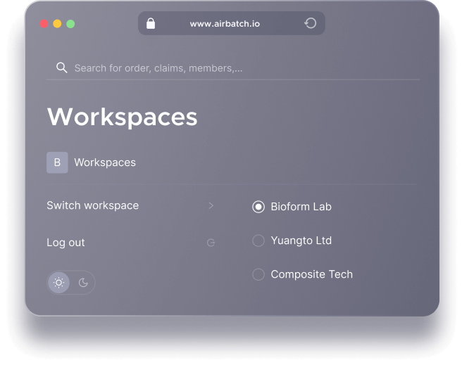 Airbatch | Platform for Outsource Manufacturing
