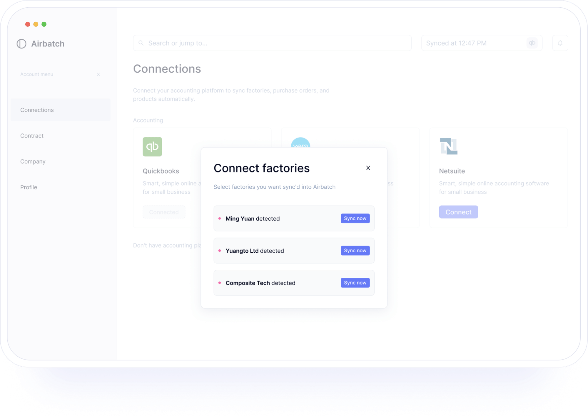 Airbatch | Platform for Outsource Manufacturing
