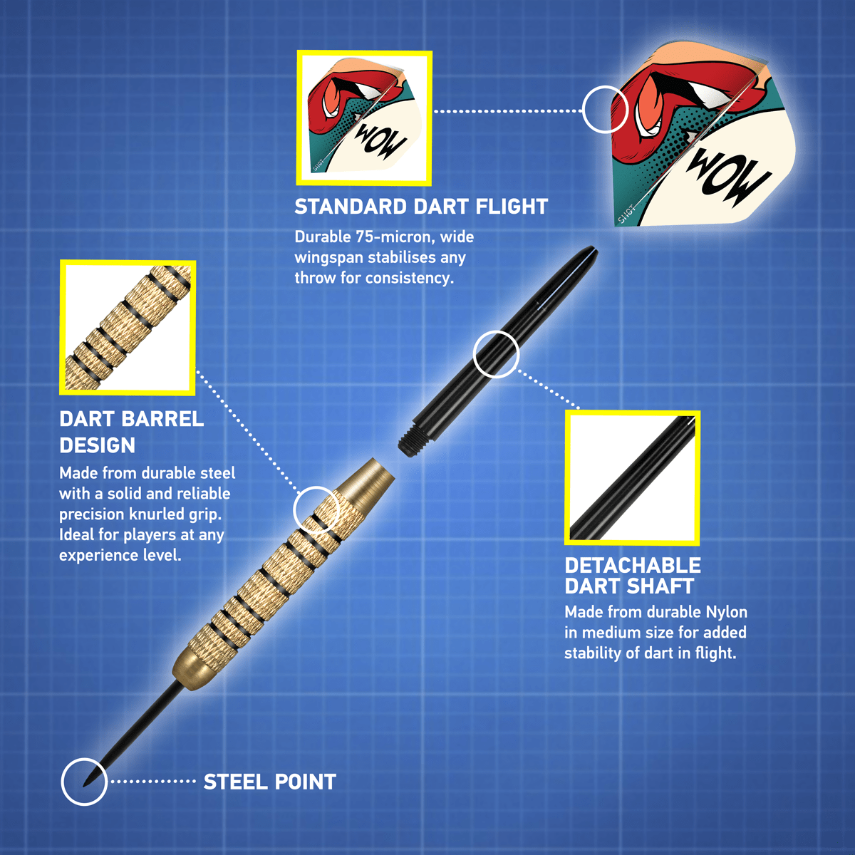 Solo Steel Tip Darts | Shot Darts