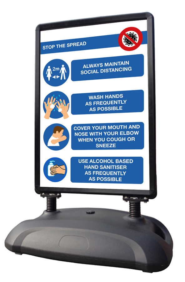 Spring Mounted A1 Sign / Ce-Tek Medical / Ireland