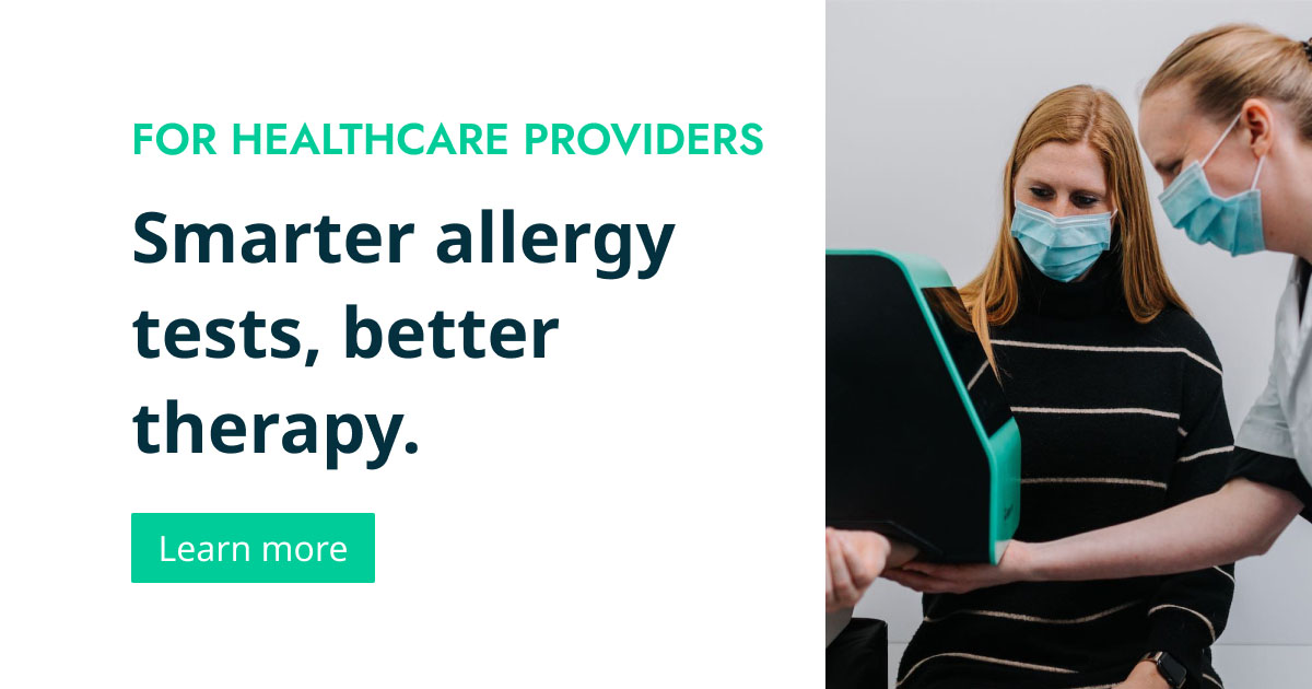 For healthcare providers | Smarter allergy tests, for better therapy.