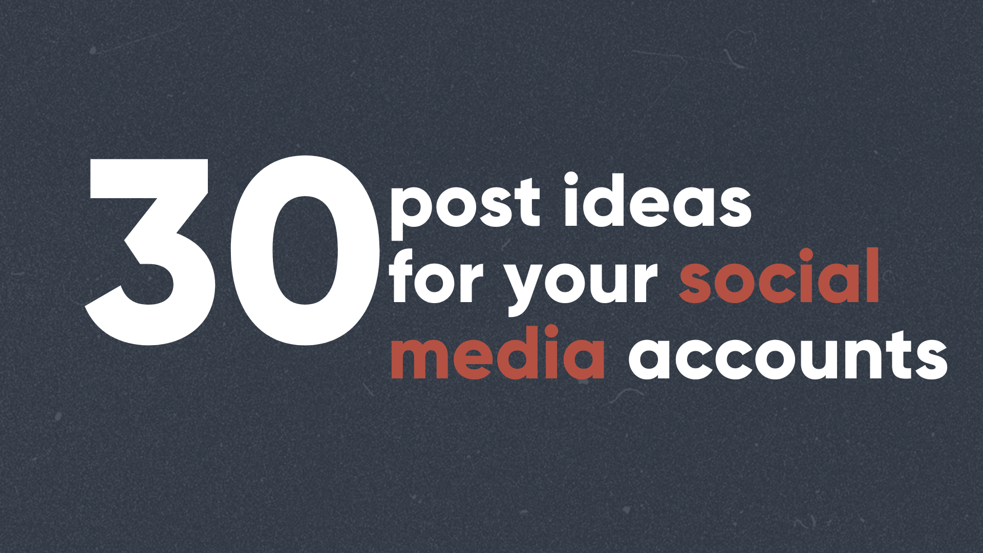 Grow your church social media with these 30 post ideas for the upcoming ...