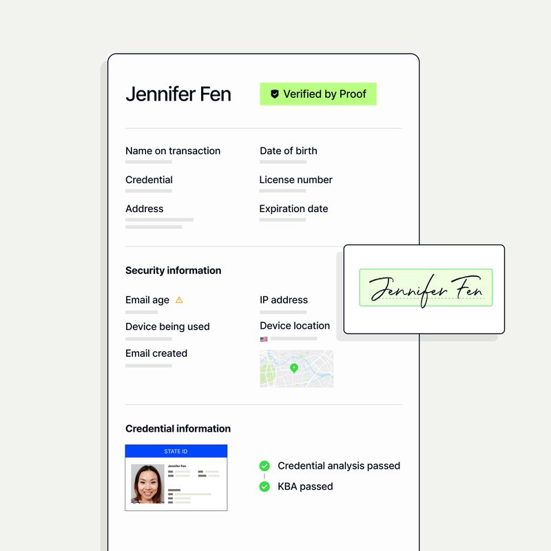 Proof for Real Estate | Proof