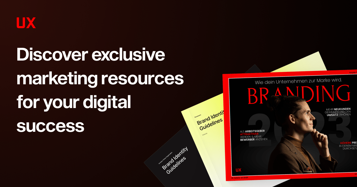 Exclusive marketing resources • marketer UX GmbH