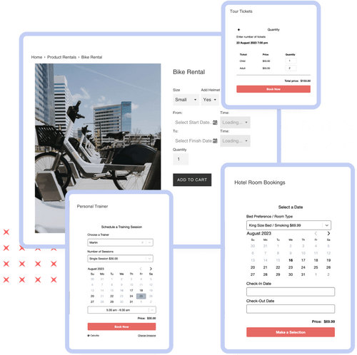 Online appointment booking software for Rental, Tours, & More