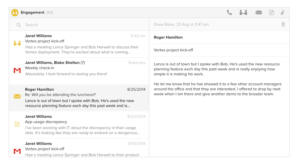 Fresh new Engagement module - ClientSuccess CSM Resources