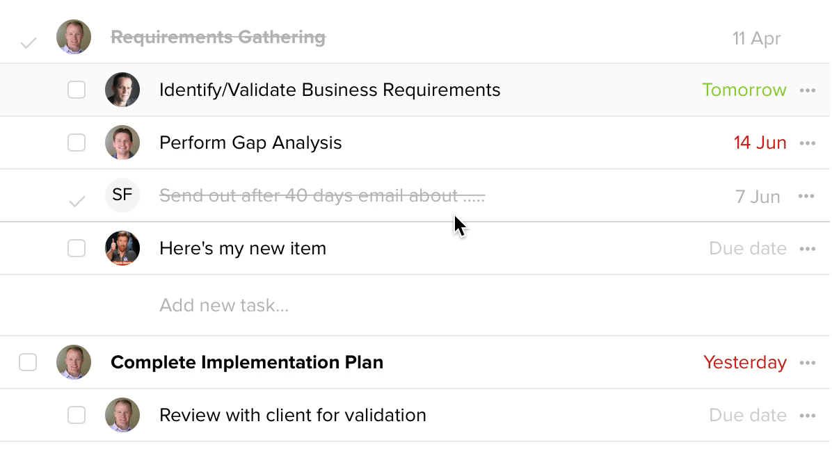 Change completion date of SuccessCycle tasks - ClientSuccess CSM Resources