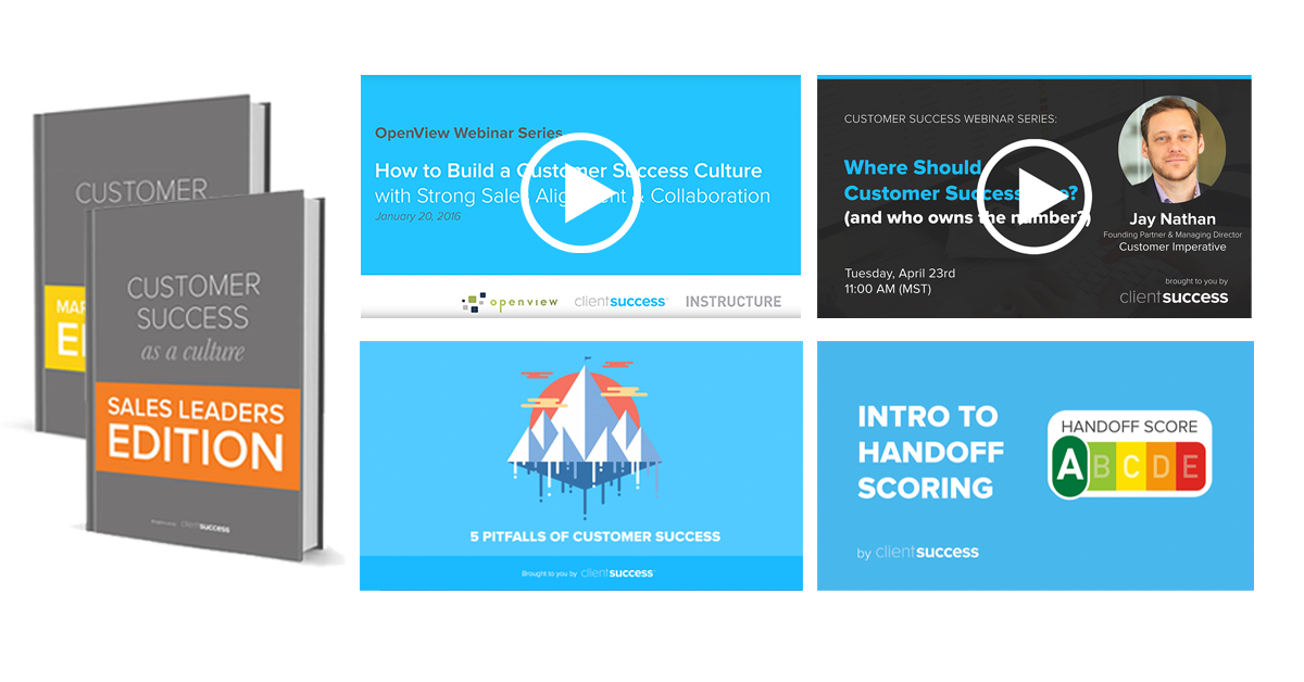 Sales, Marketing & Customer Success Alignment Toolkit - ClientSuccess CSM Resources