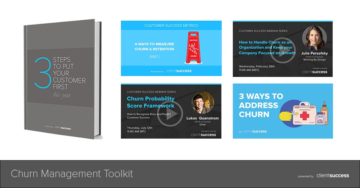 Churn Management Toolkit - ClientSuccess CSM Resources