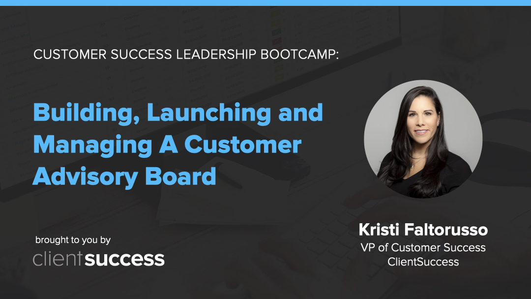 Customer Success Webinar Series: Building, Launching and Managing a ...