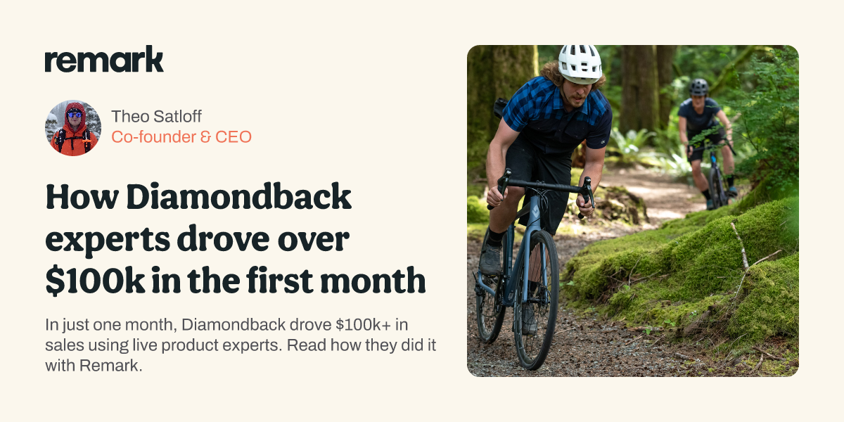 How Diamondback experts drove over $100k in the first month - Remark ...