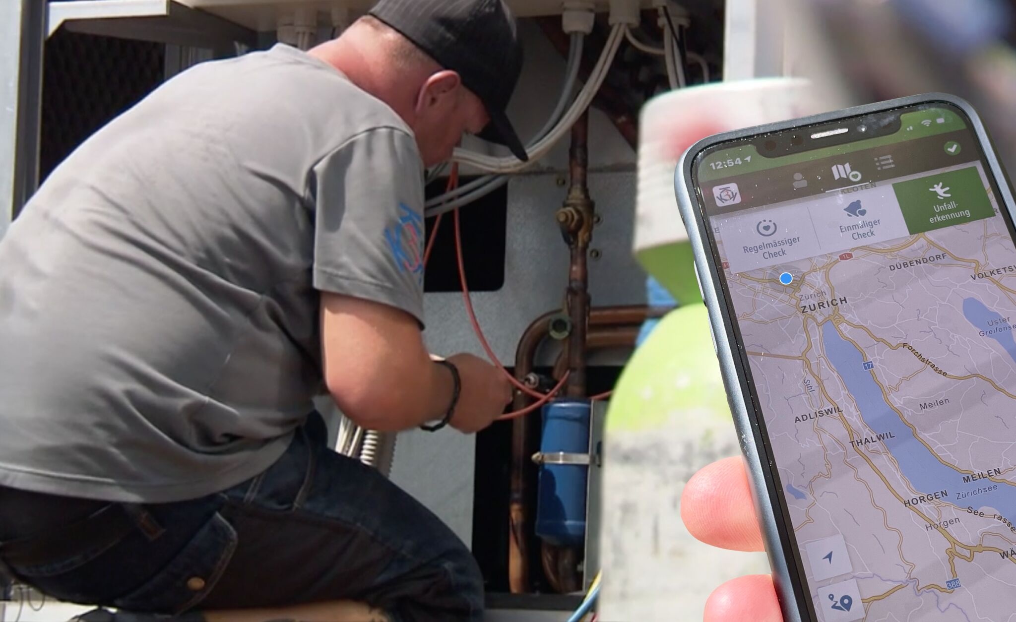 🌡️🌡️ Hochbetrieb bei Gluthitze. Die Wartungstechniker der Klima Kälte ...