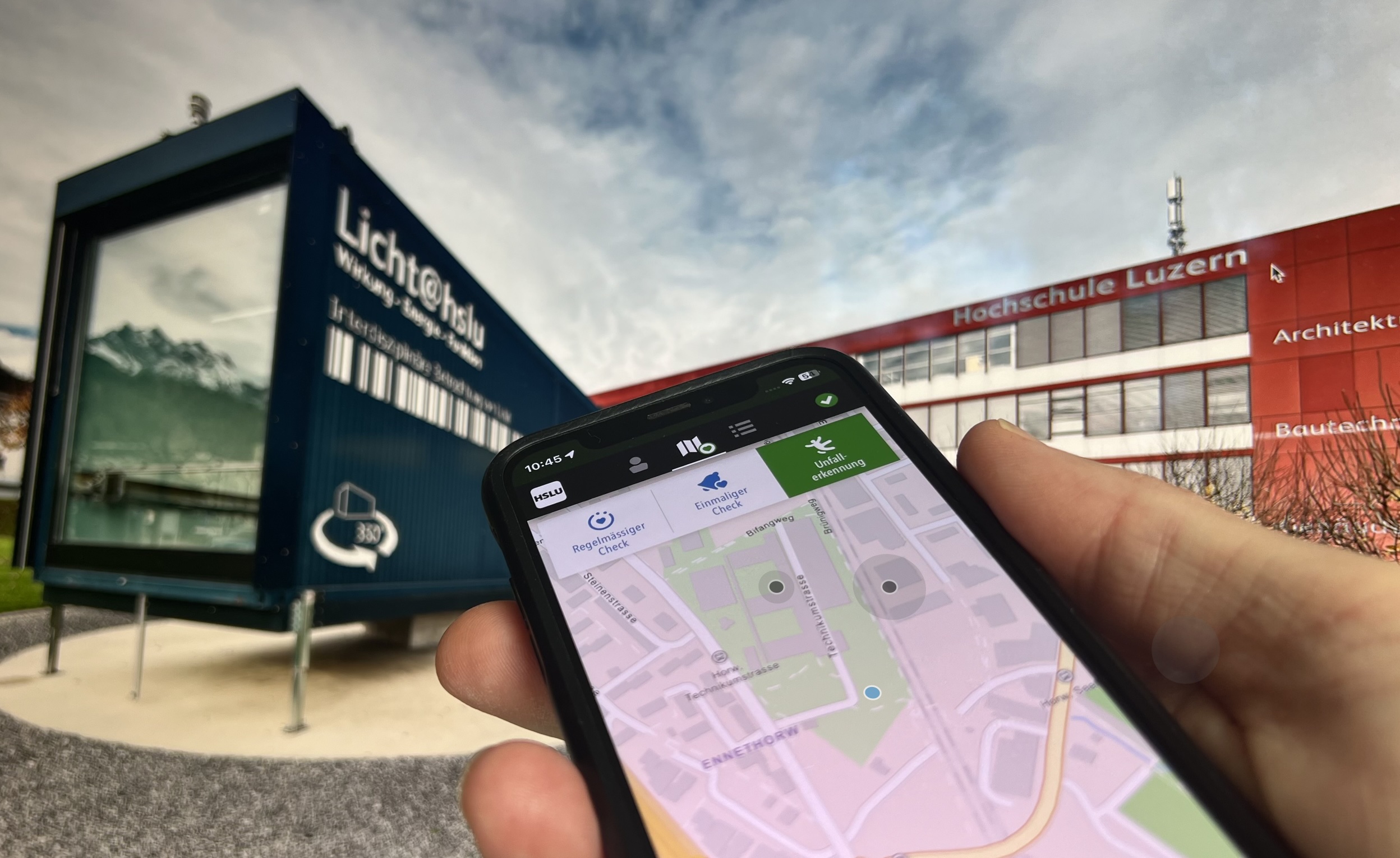 🪚🛠️ Laborarbeit an der HSLU in Horw - jetzt abgesichert mit Uepaa ...