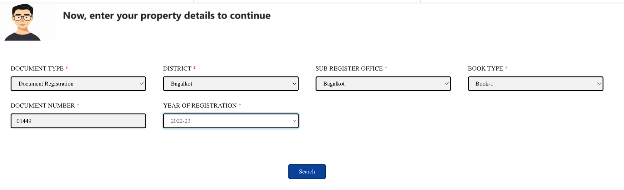 Kaveri Online Website for Property Documents in Karnataka | Landeed