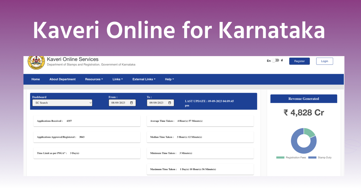 Kaveri Online Website for Property Documents in Karnataka | Landeed