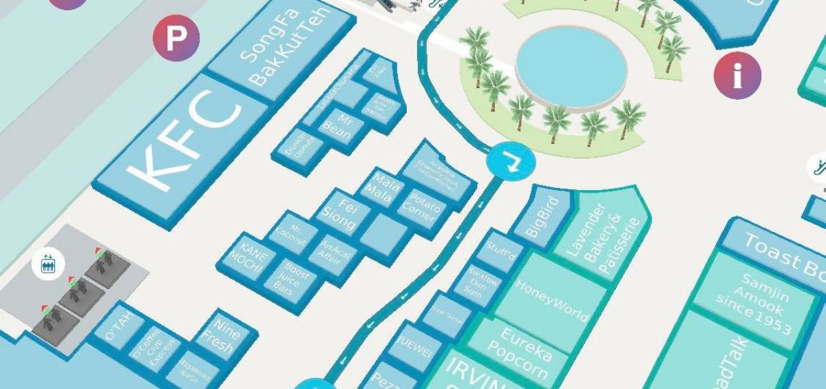 Visioglobe in Asia: Jewel Mall map and app now live