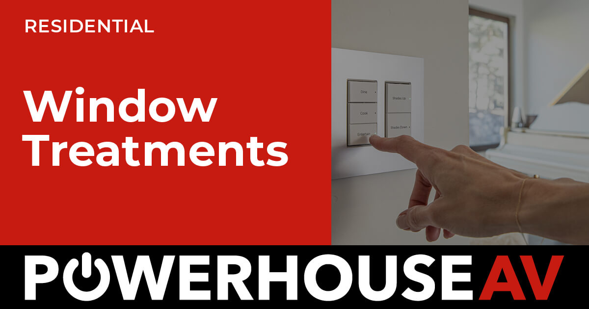 Automated Motorized Window Treatments | PowerhouseAV Functional Shades