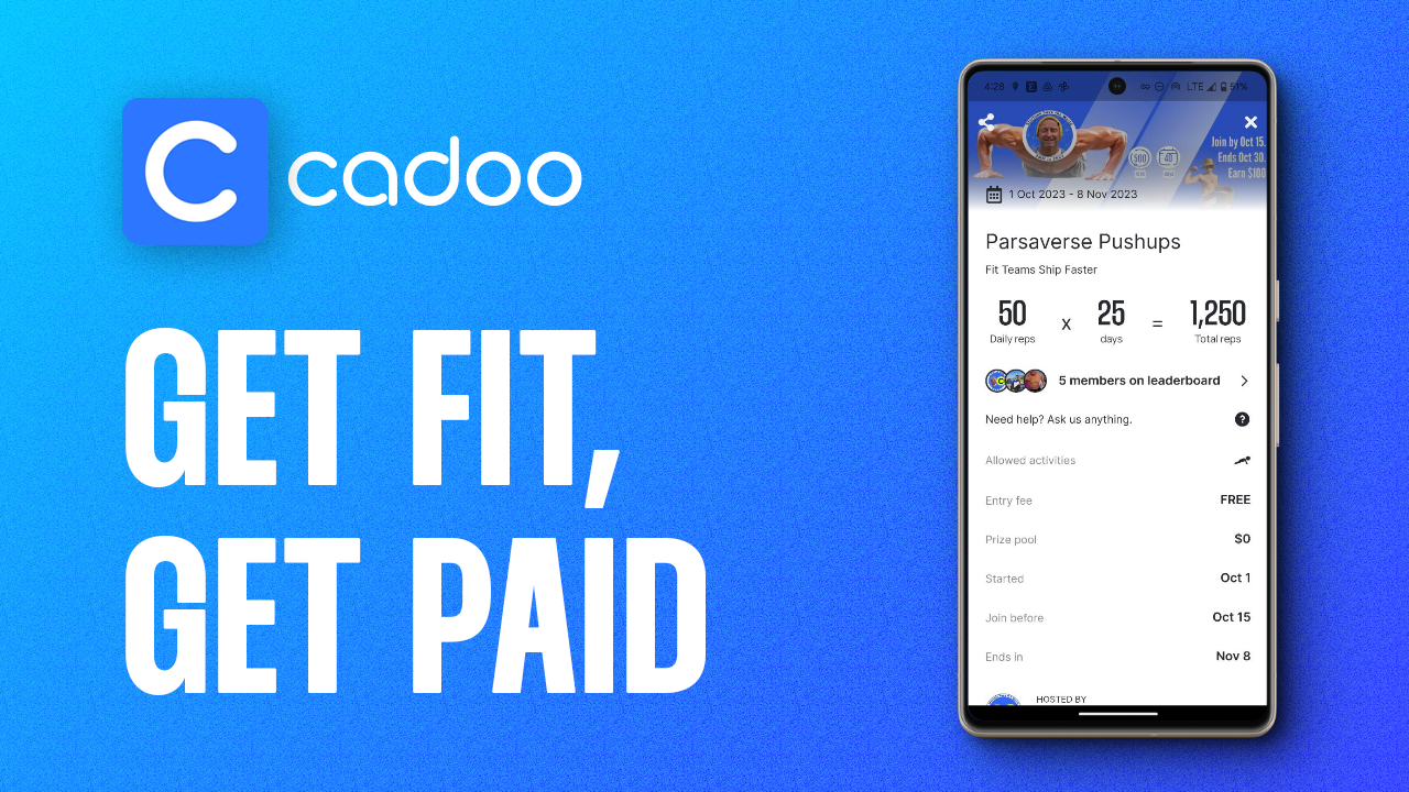 Cadoo - Get Fit, Get Paid