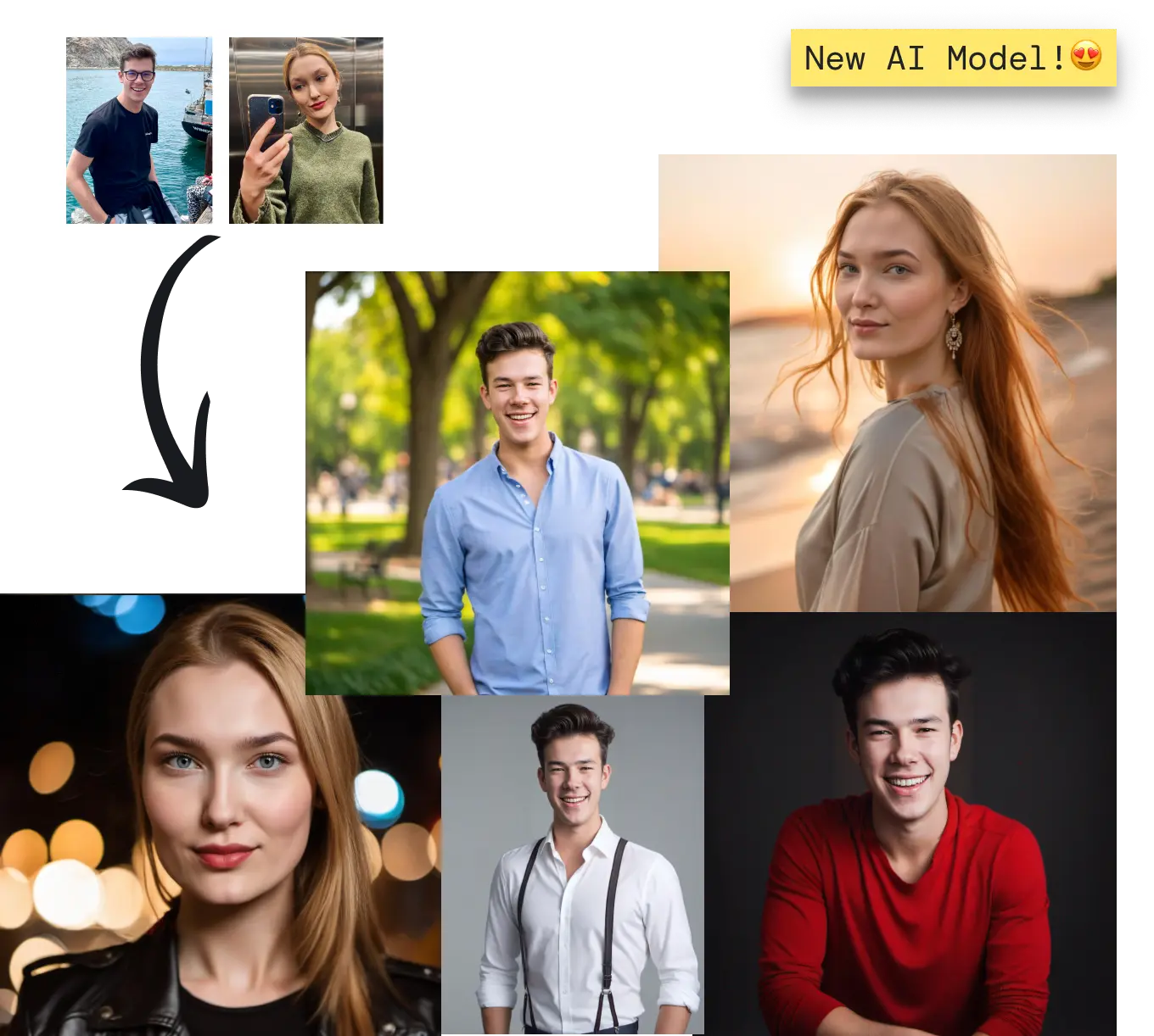 Tinder Photo AI headshot photos