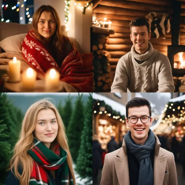 Erstellen Sie Weihnachtsfotos mit KI