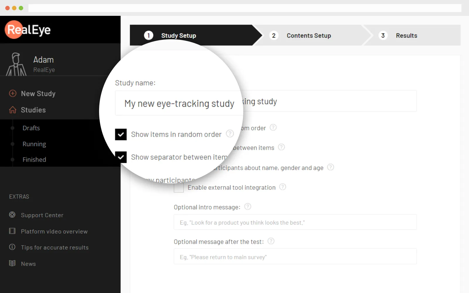 Online Research Platform with Webcam Eye-Tracking | RealEye.io