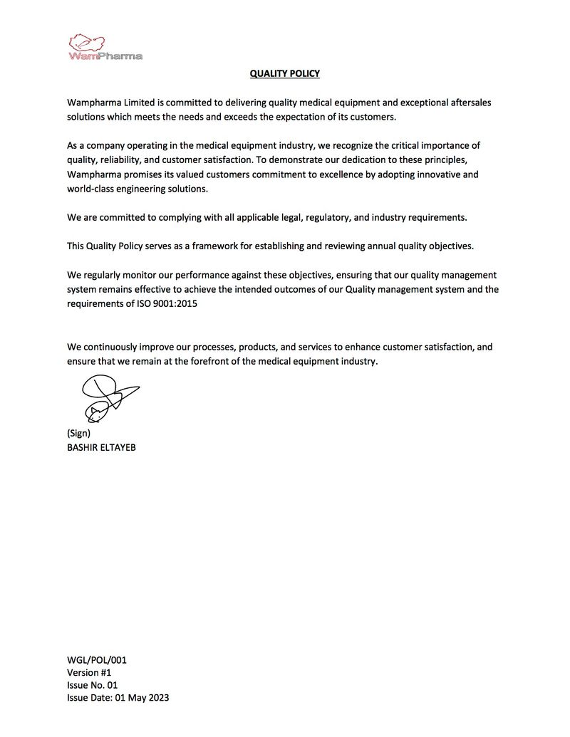 About Us | Wam Pharma