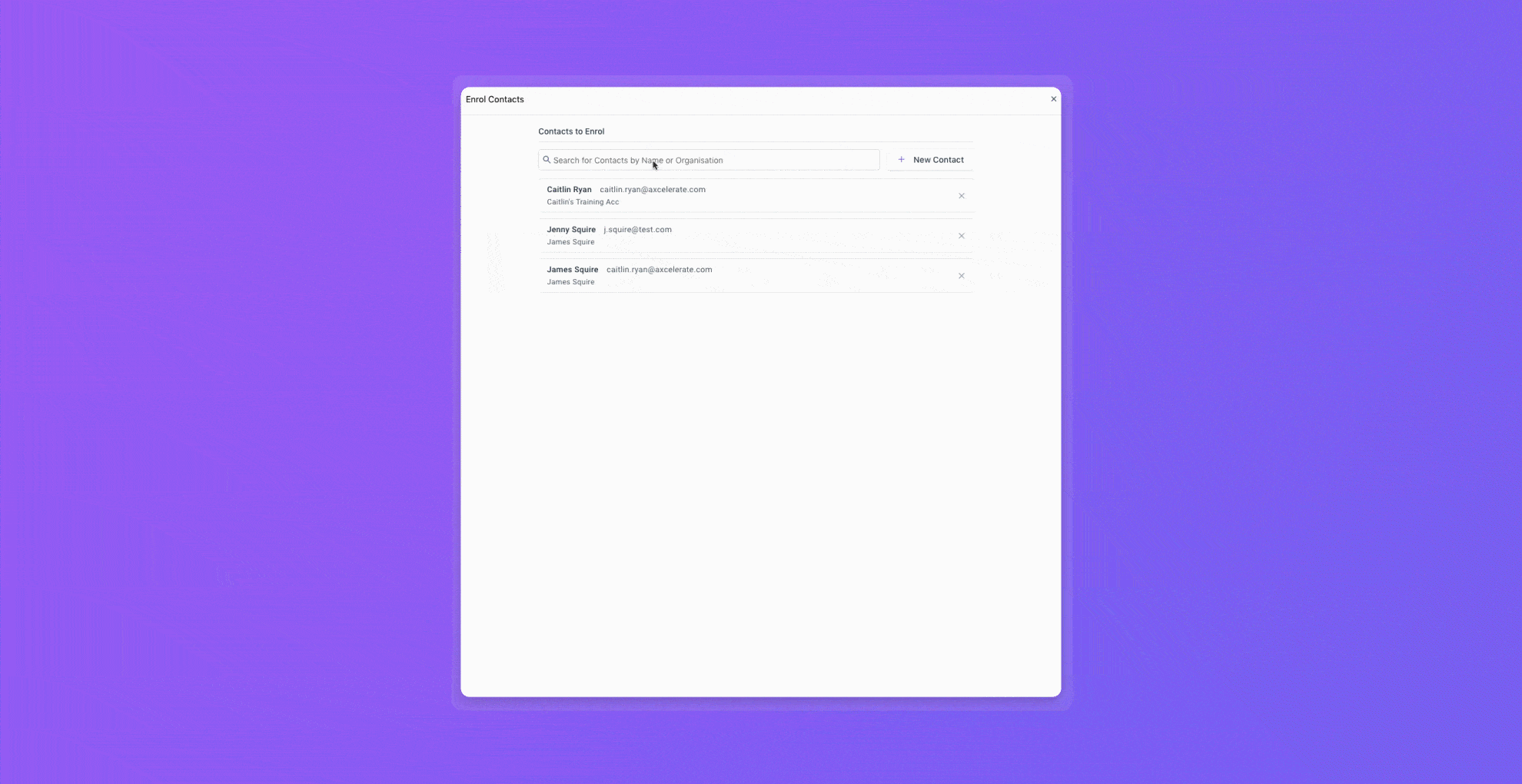 Our Multiple Contact Enrolment Got a Refresh