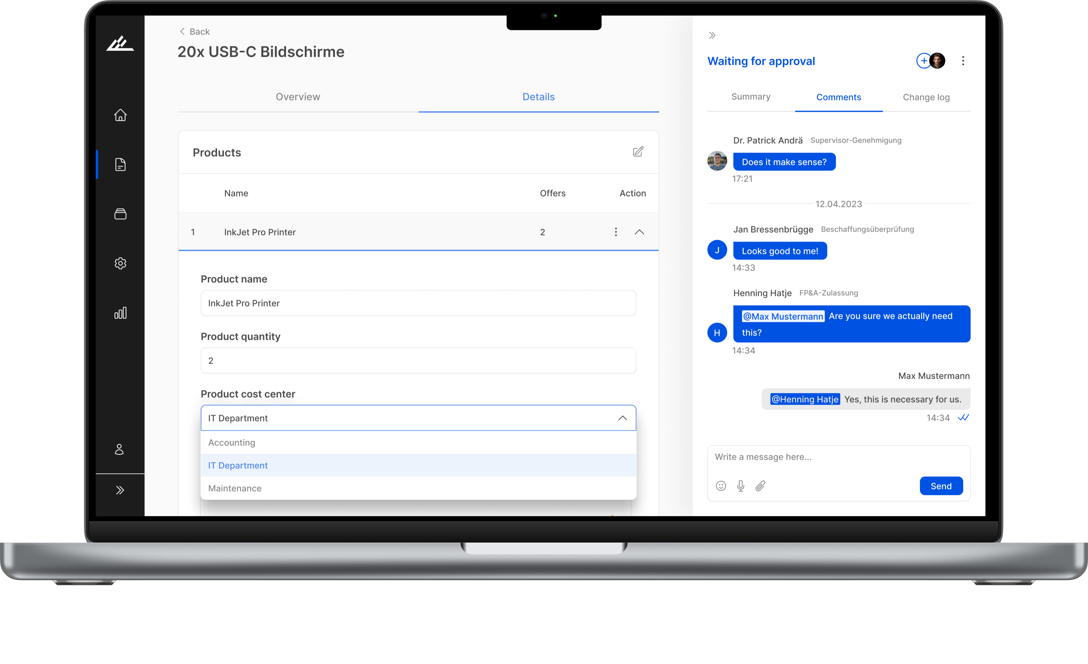 The first user-centric Procurement Intake Software