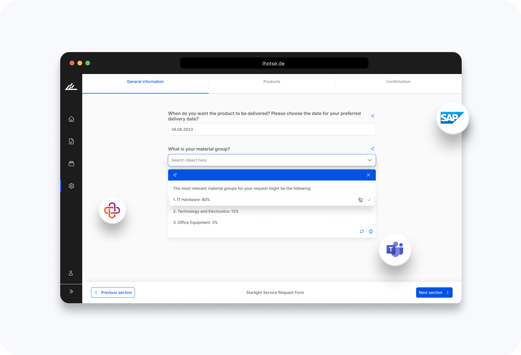 The first user-centric Procurement Intake Software